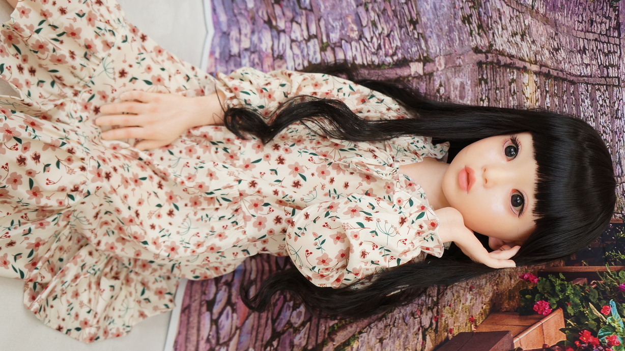 【初心者応援パック 中古】 WAXDOLL #G58ヘッド 硬めシリコンヘッド 新型 110cm バスト平 衣装付属 膣の柔らか仕上げ ボディ リアルメイク 視点移動 眉毛、まつ毛植毛 新骨格 ...